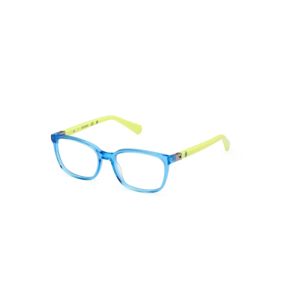 GU 50144 GU50144 Shiny Blue Shiny Light Green 090 Eyeglasses by Guess ...