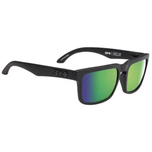 Spy Optic Helm Sunglasses - Matte Black / Happy Bronze Polar Green ...
