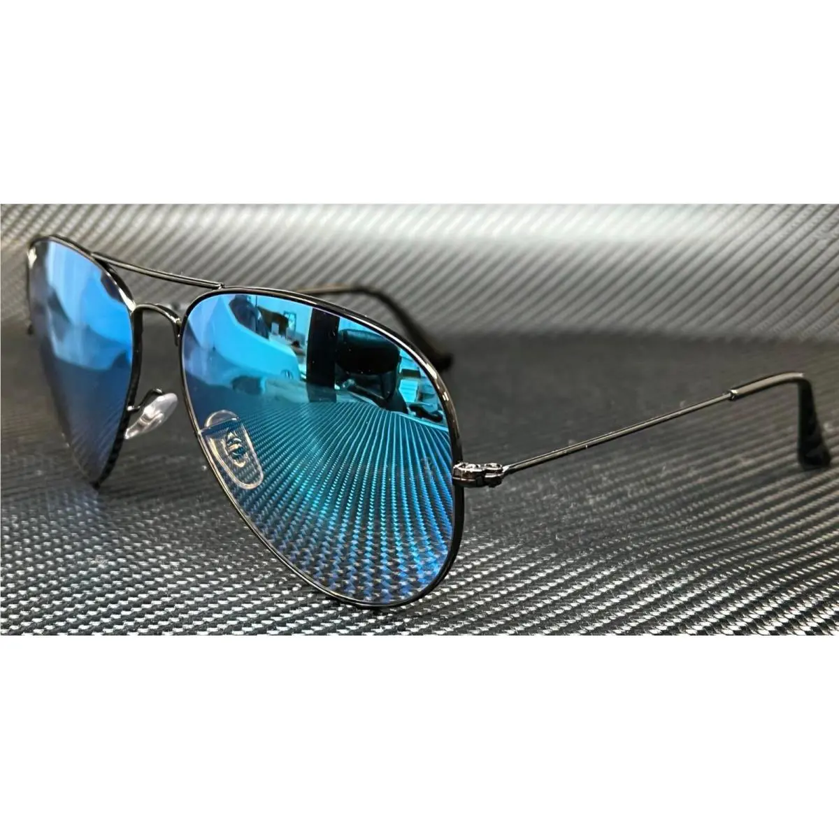 Ray Ban RB3025 002 4O Black Aviator 58 mm Unisex Sunglasses by Ray-Ban ...