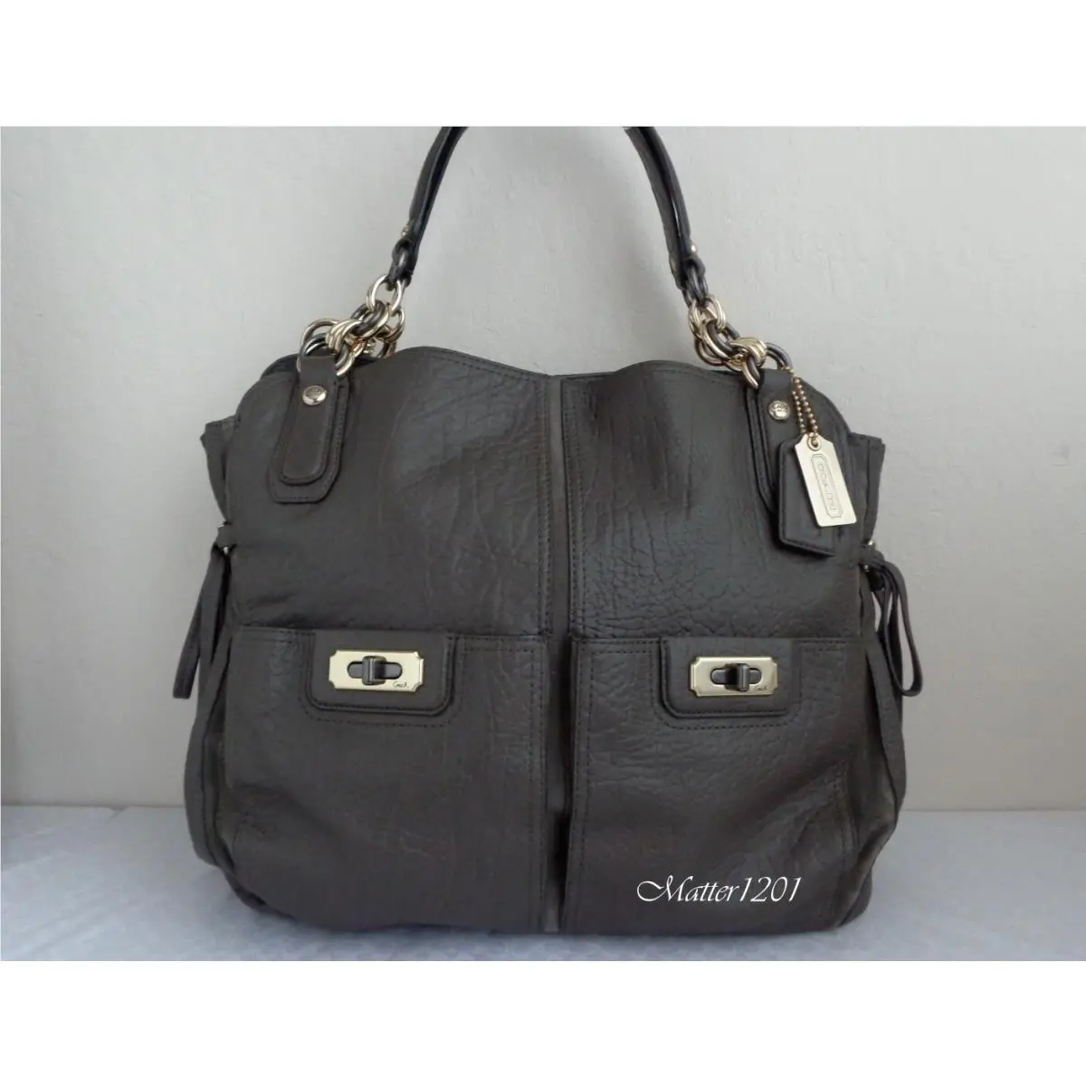 17784 Chelsea Flagship Buffalo Leather Tote Bag In Ash by Coach | Fash ...