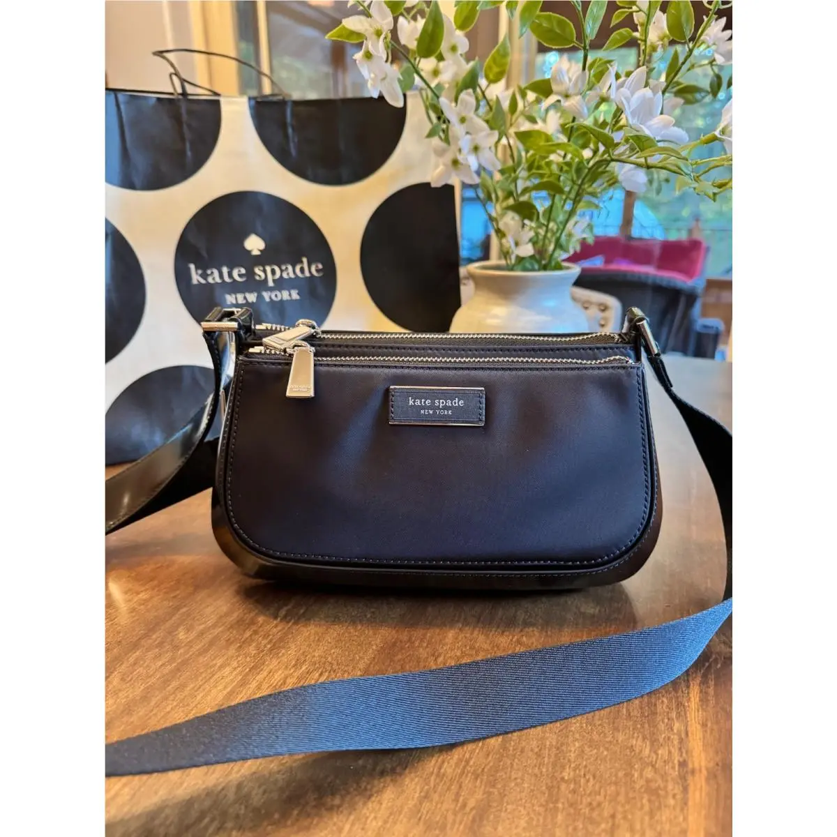New York Sam Icon Nylon East West Medium Crossbody Purse by Kate Spade ...