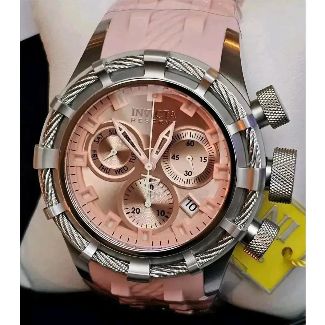 - Bolt - Reserve - Pink Swiss Z60 Chronograph Sport Quartz - Mens Watch ...