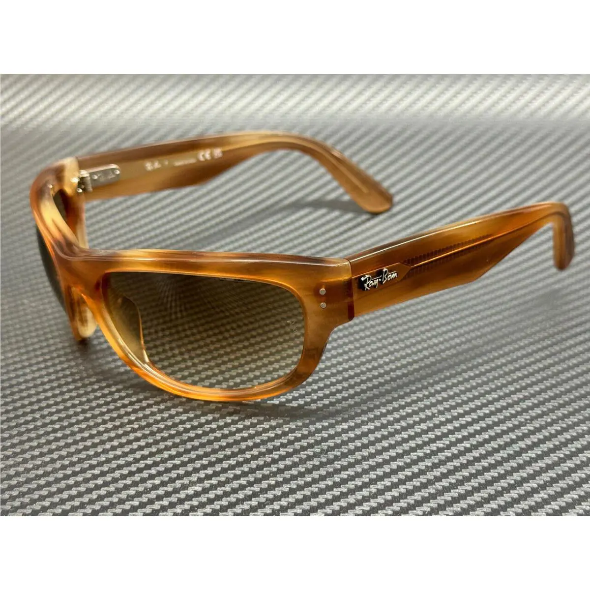 Ray Ban RB2289 140351 Striped Brown Mega Balorama Unisex 63 mm ...